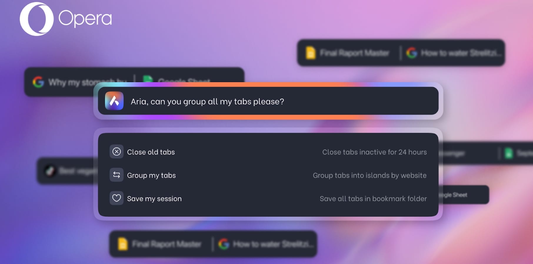Opera’s latest feature lets you control your browser tabs with AI ...