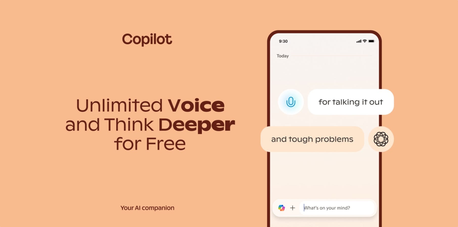 Microsoft Copilot now offers unlimited free access to Think Deeper and ...